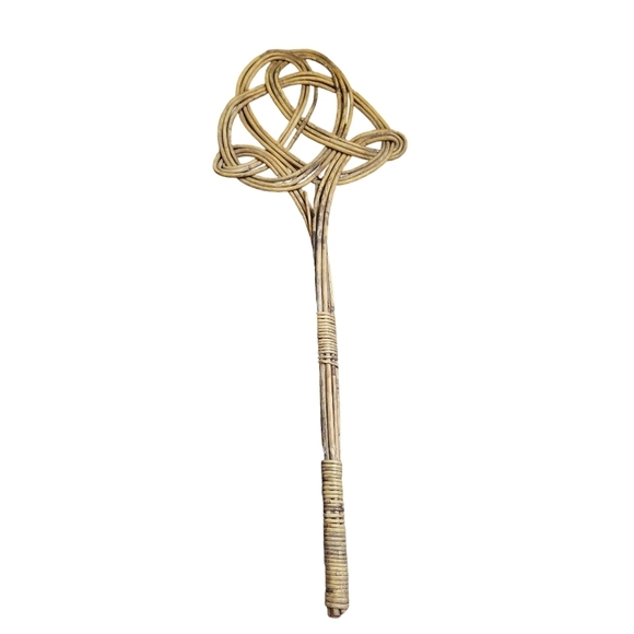 Accents | Vintage Rattan Celtic Knot Carpet Beater | Poshmark